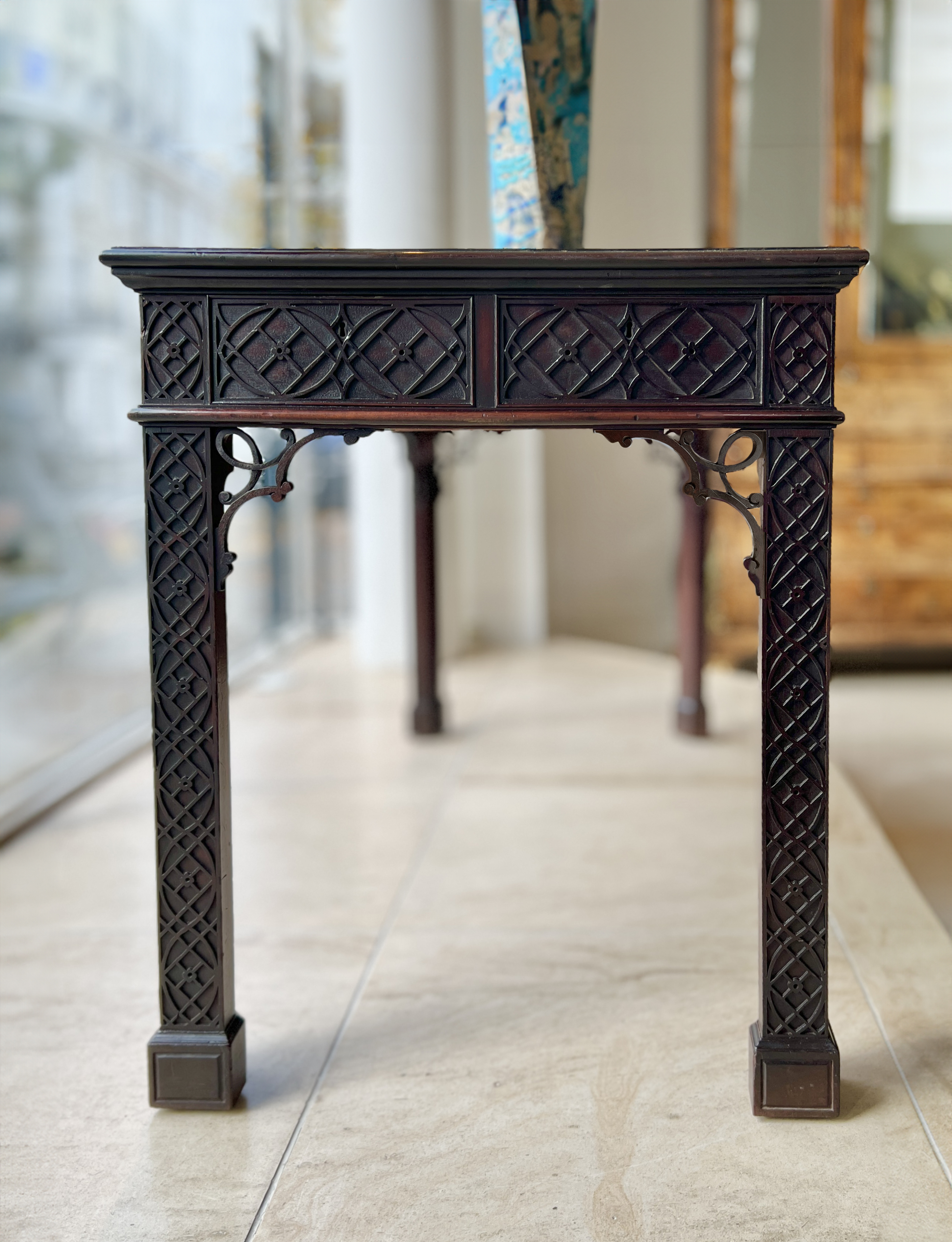Godson & Coles | Object Details | A George III Period Mahogany Fretwork ...