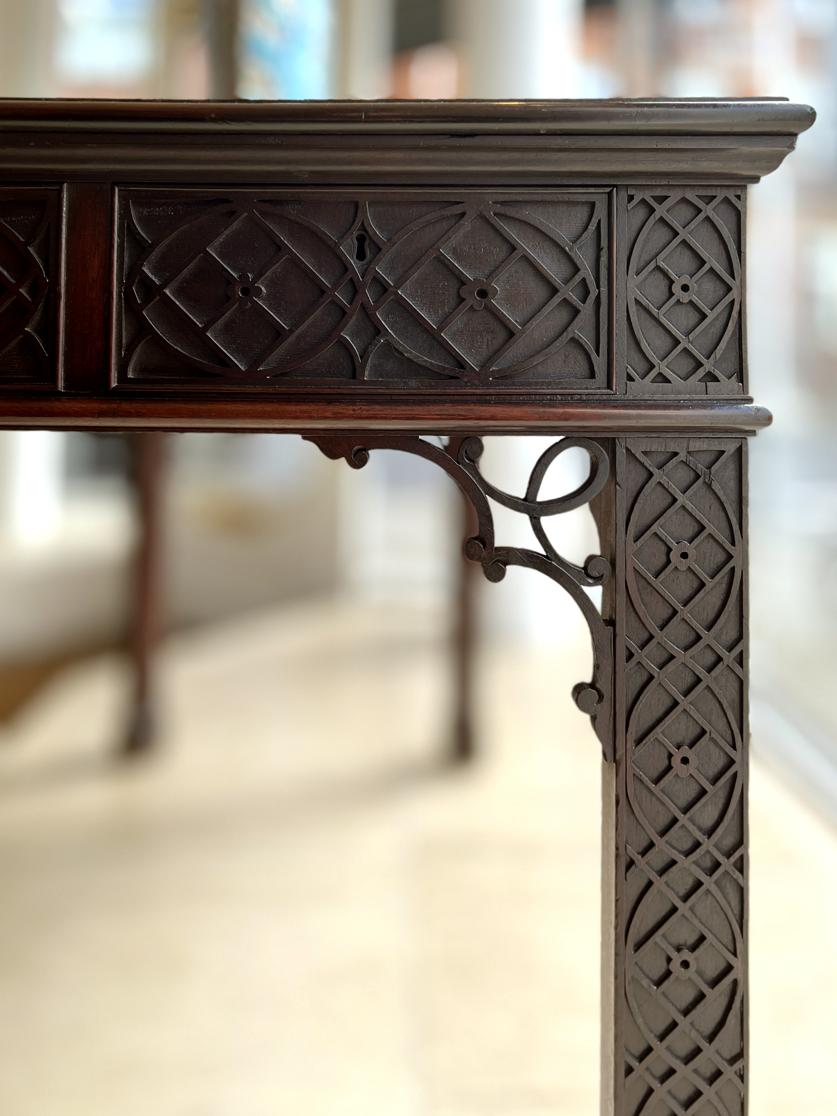 Godson & Coles | Object Details | A George III Period Mahogany Fretwork ...